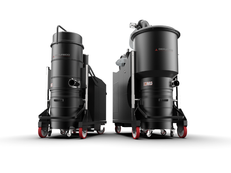 High Power three-phase Industrial Vacuum Cleaners - Depureco
