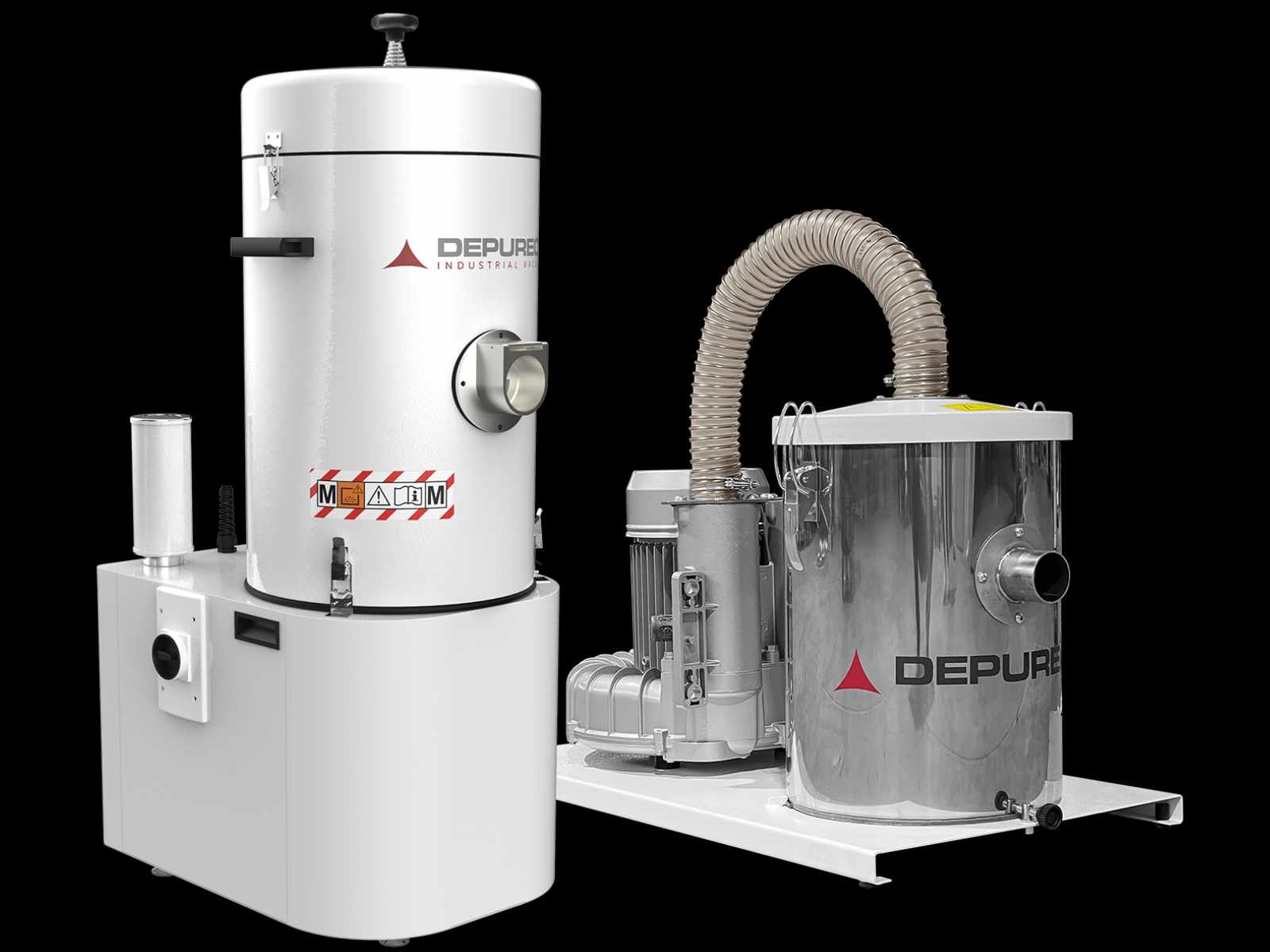 Vacuum cleaners for scraps, packaging and OEM - Depureco