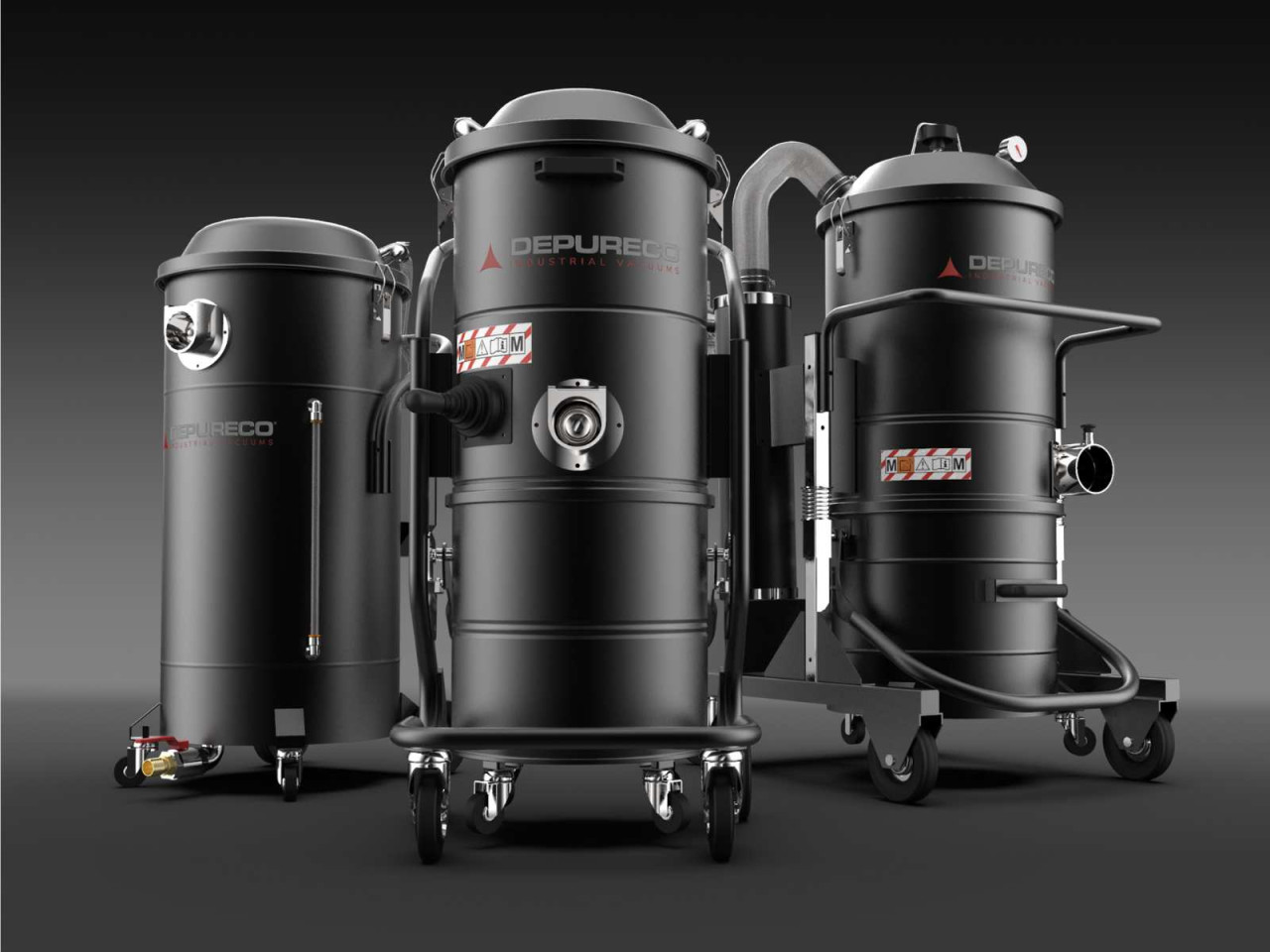 Pneumatic industrial vacuum cleaners - Depureco