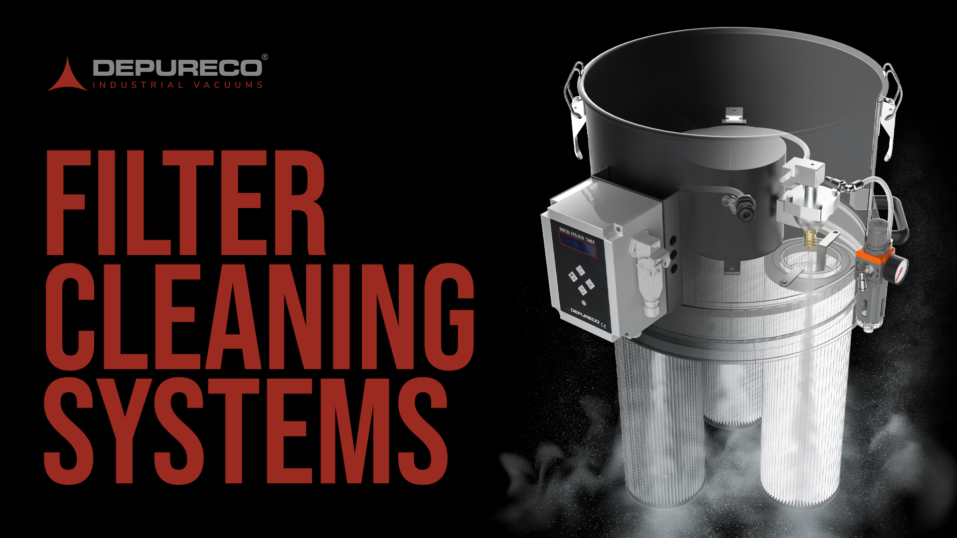 FILTER CLEANING SYSTEMS FOR DEPURECO VACUUM CLEANERS - Depureco