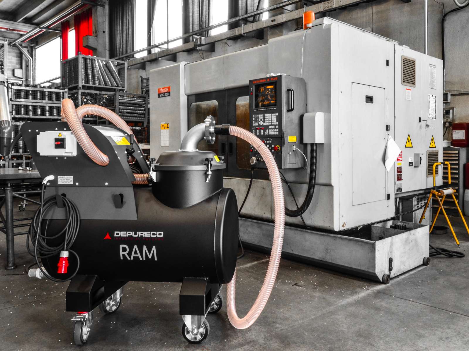 Recovery of coolant oil and metal chips from machine tools - Depureco