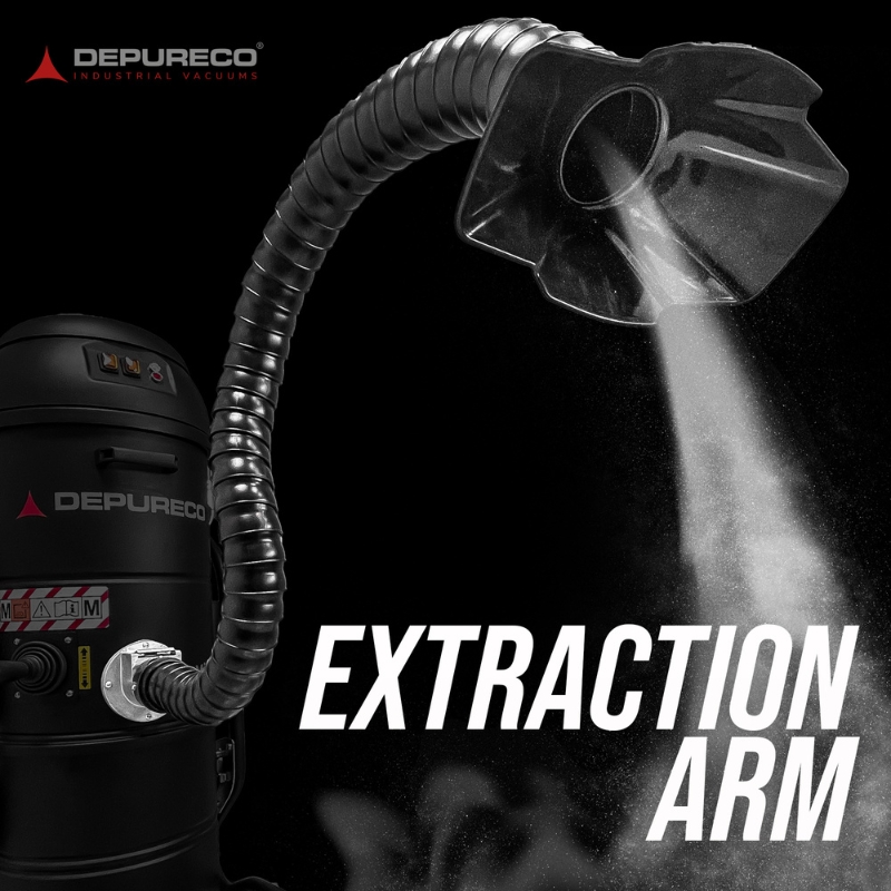 New retrofittable extraction arm - Depureco