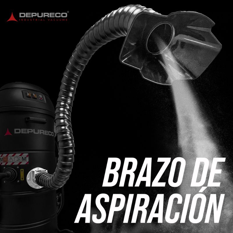 Nuevo brazo de aspiración para polvo fino- Depureco