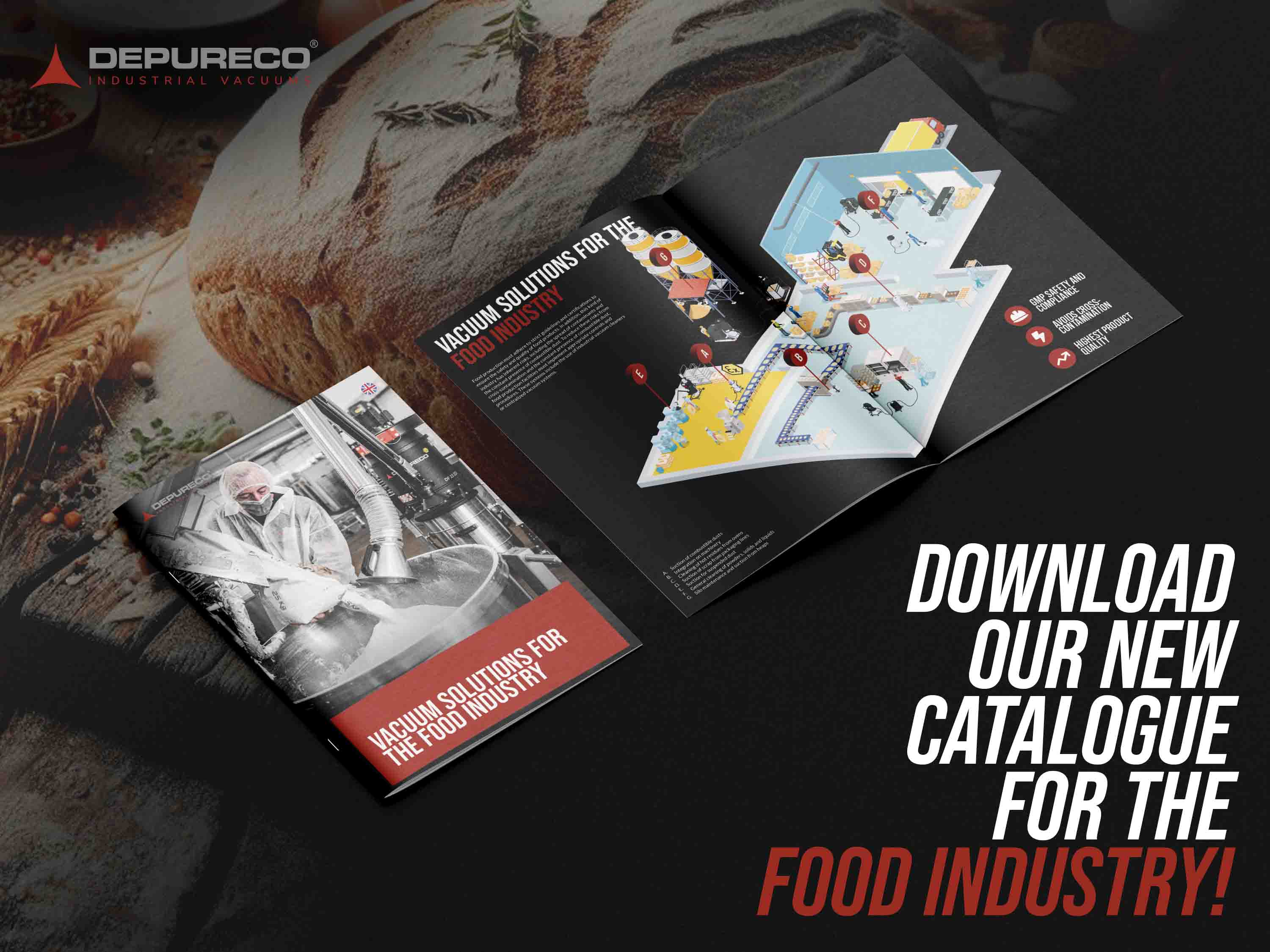 Vacuum Solutions for the Food Industry: download the catalogue - Depureco