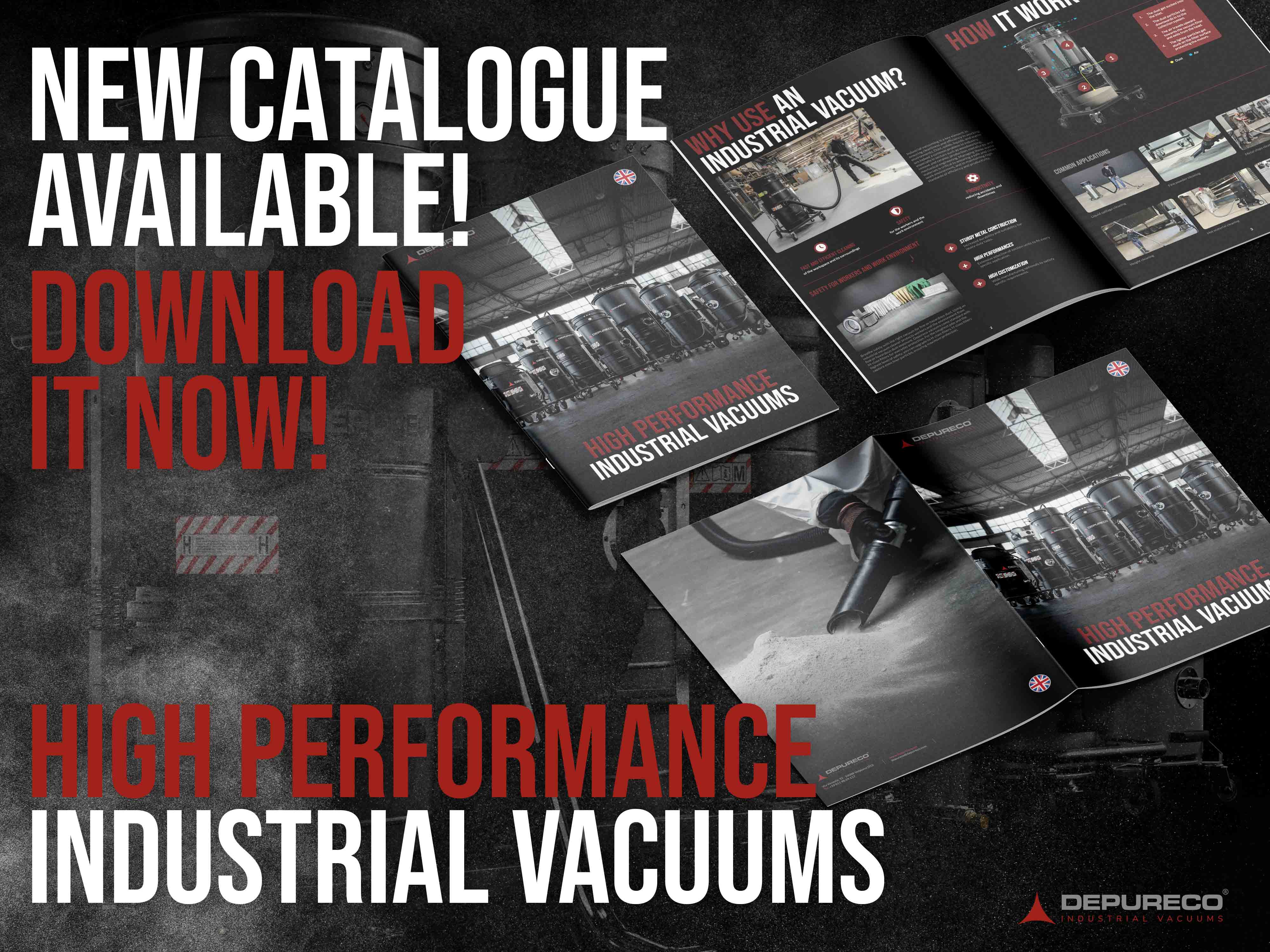 New catalogue for High-Performance Industrial Vacuums - Depureco