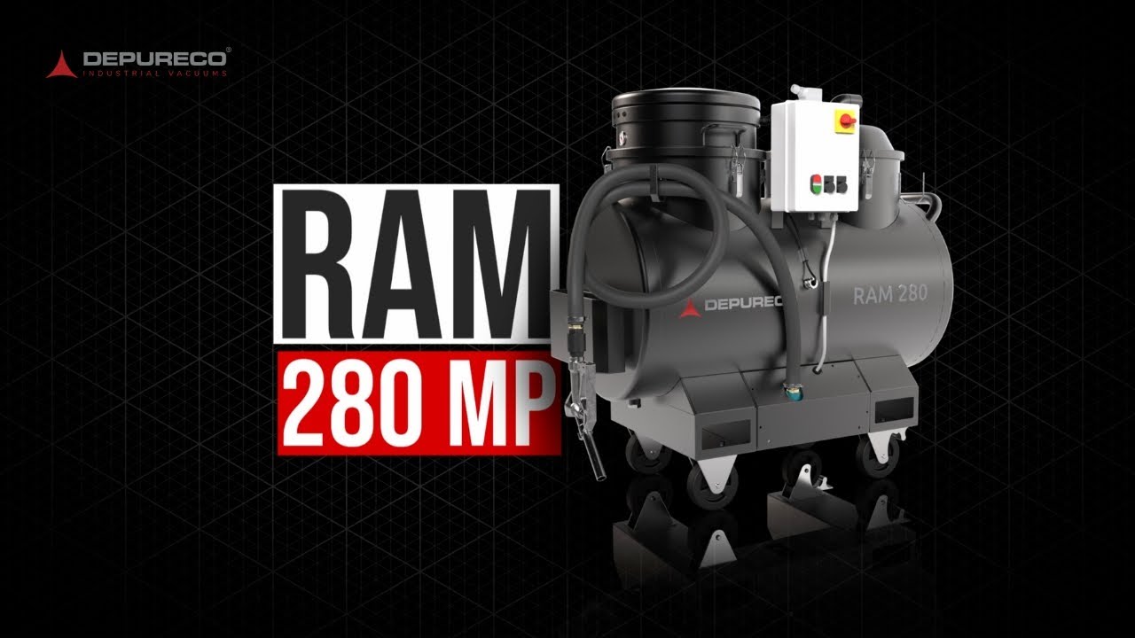 RAM OIL 280 MP, L'aspirateur Industriel pour la Séparation de L'huile et des Copeaux - Depureco