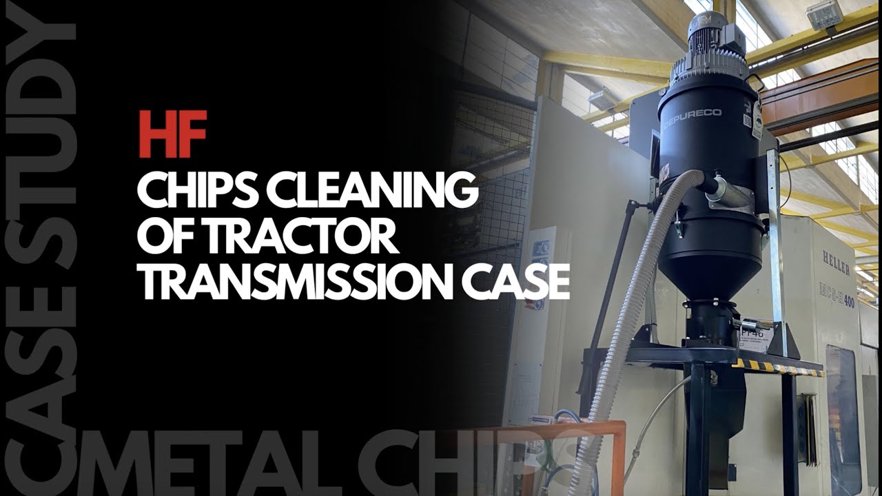HF 300, Three-phase fixed vacuum for dry metal chips - Depureco