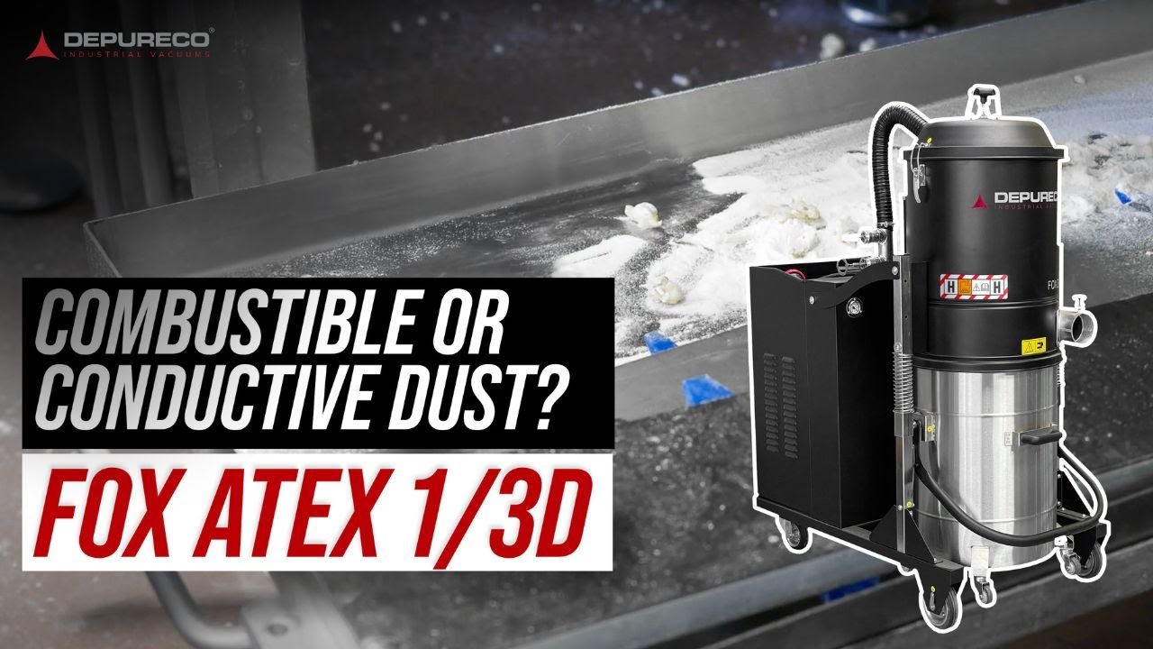 Fox Atex 1/3D Z20-22: safely handle combustible and conductive dust ...