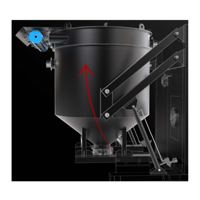 Atlas, aspirateur industriel pour grandes quantités de matériaux - Depureco