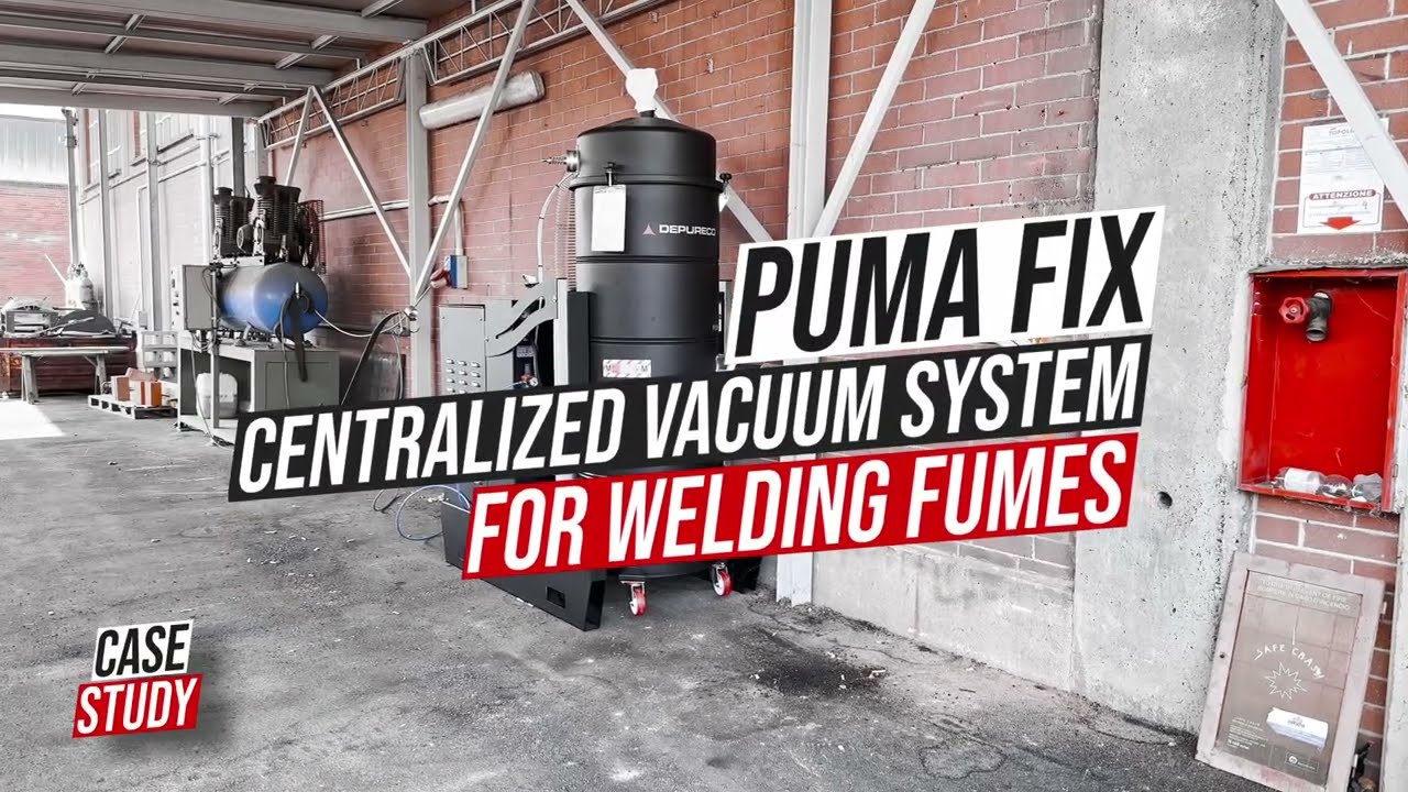 Puma Fix, fixed industrial vacuum for centralized systems - Depureco