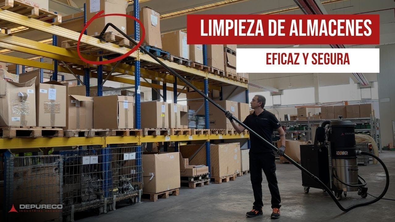 Limpieza segura, rápida y eficiente de almacenes con aspiradoras ...
