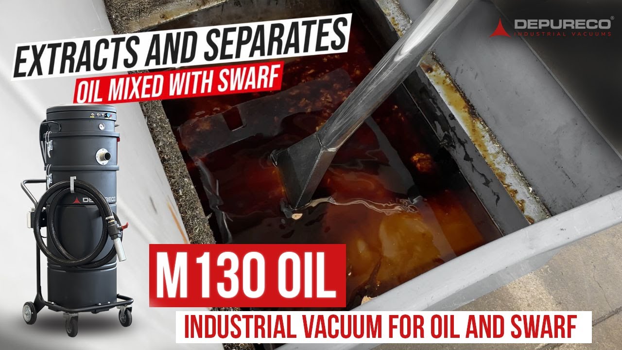 M 130, l'aspirateur industriel pour l'huile et les copeaux - Depureco