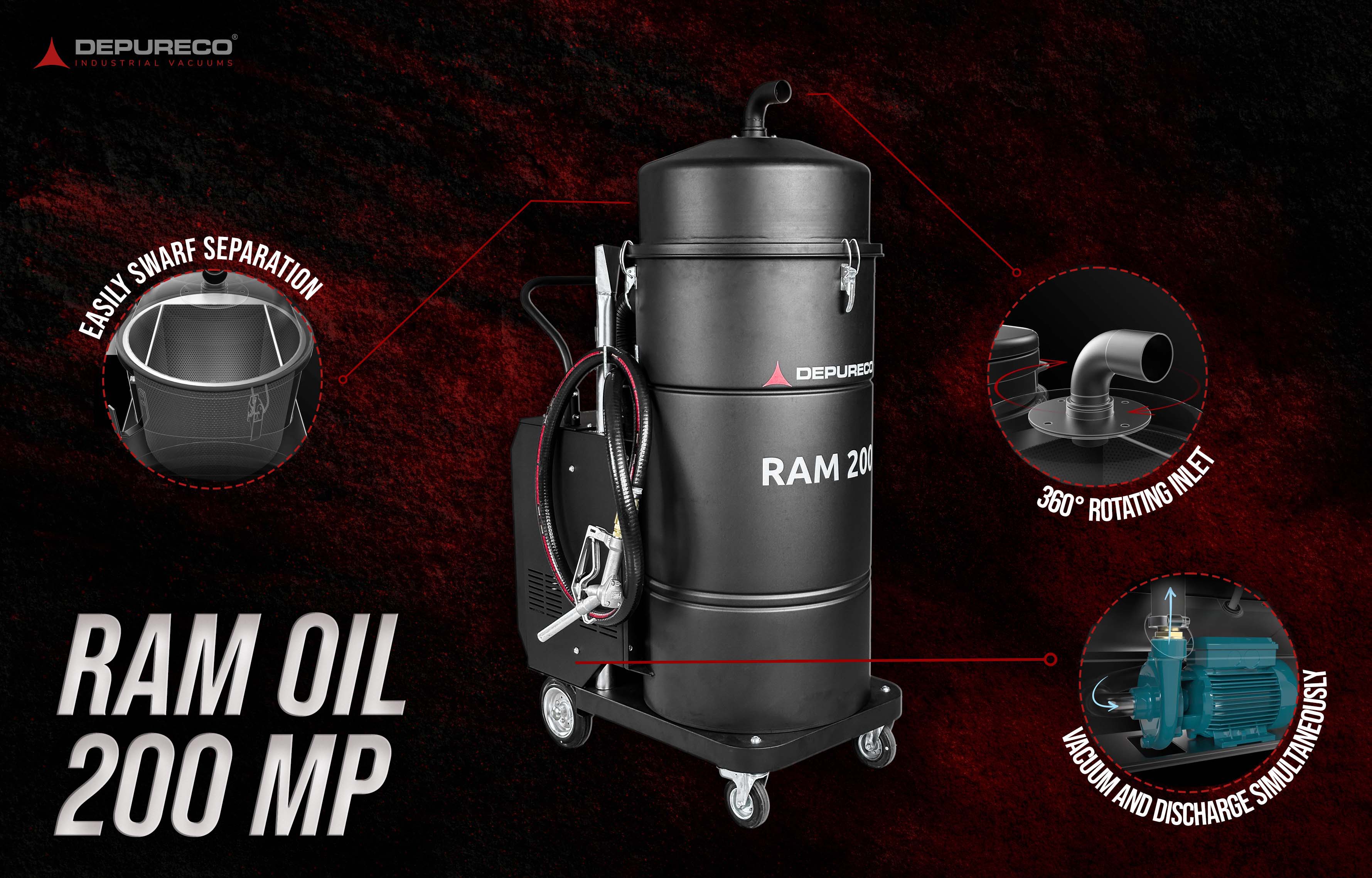 New Ram Oil 200 MP: Your Best Ally For CNC Tanks Cleaning - Depureco
