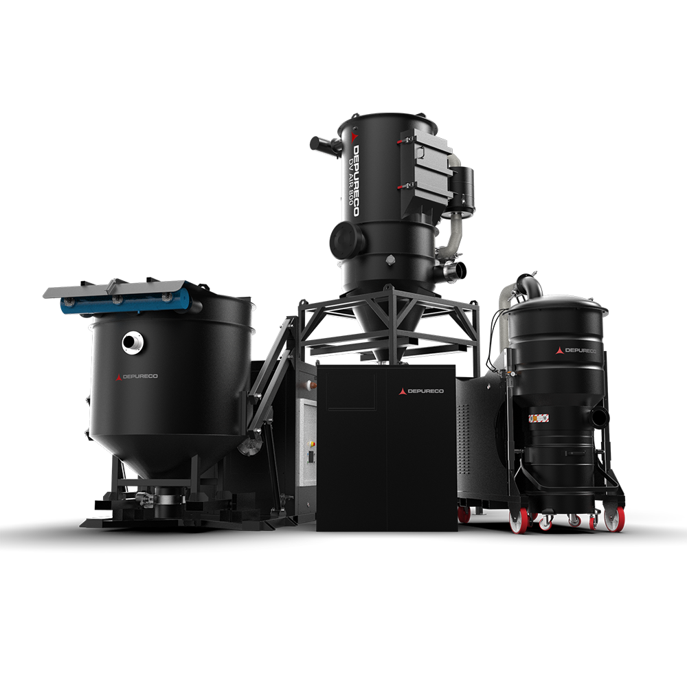 High Power three-phase Industrial Vacuum Cleaners - Depureco